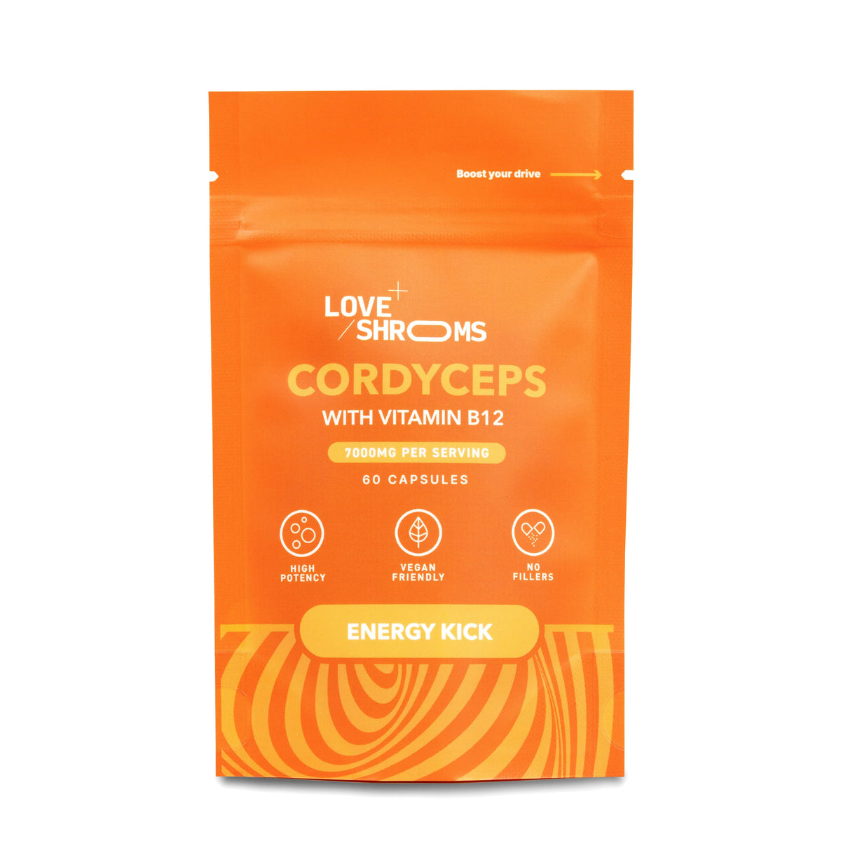 Cordyceps + B12 Capsules – Chill.com